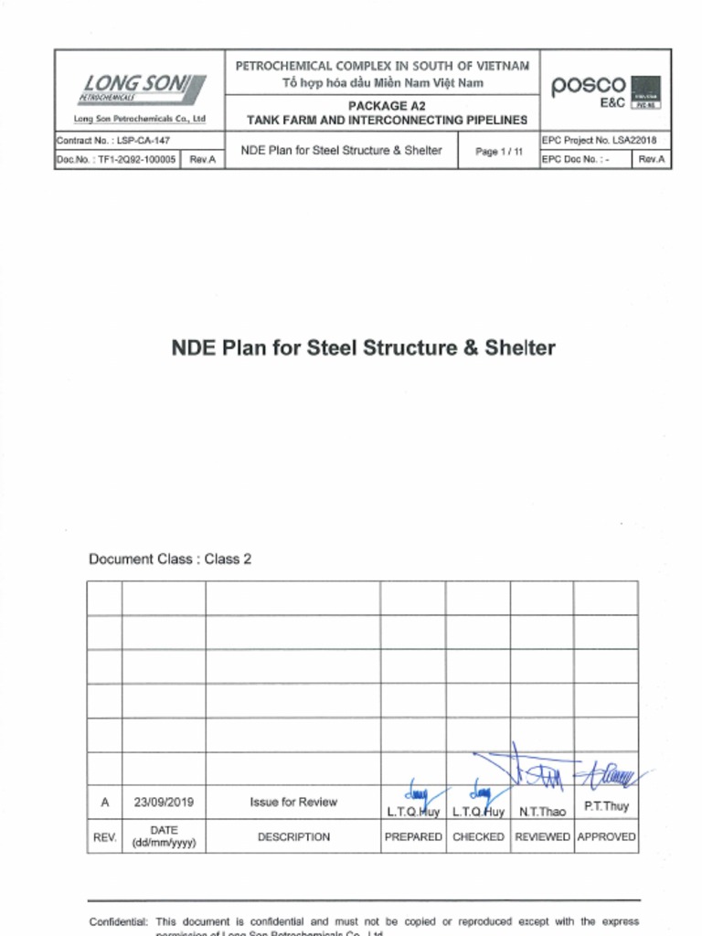 NDE Plan for Steel Structures | PDF | Nondestructive Testing | Welding