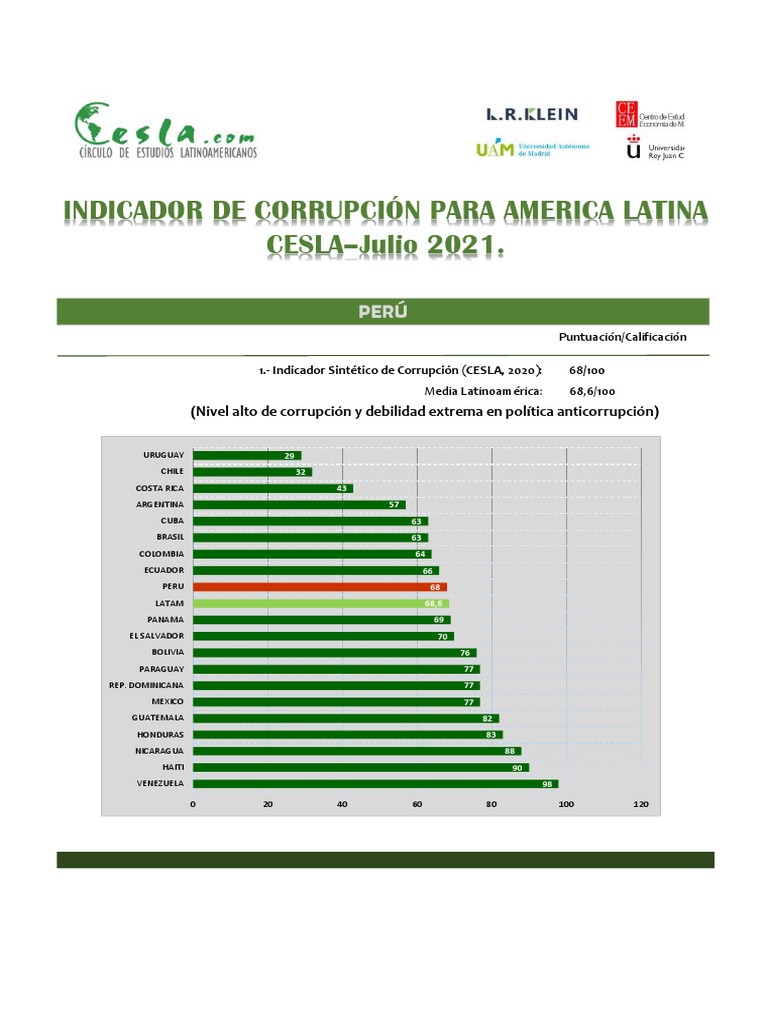 Informe de Corrupcion en Peru | PDF