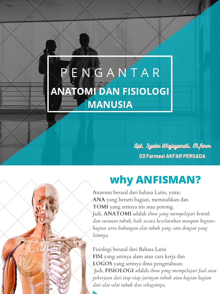 Pengantar Anatomi dan Fisiologi Manusia | PDF