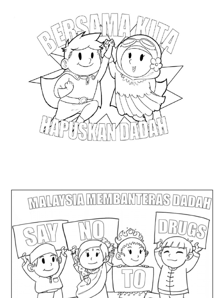 Pertandingan Mewarna Anti Dadah | PDF