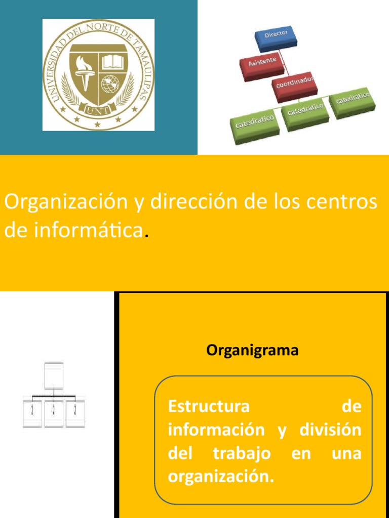 Organización y Dirección de Los Centros de Informática. | PDF ...