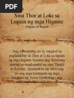 Sina Thor at Loki Sa Lupain NG Mga Higante | PDF