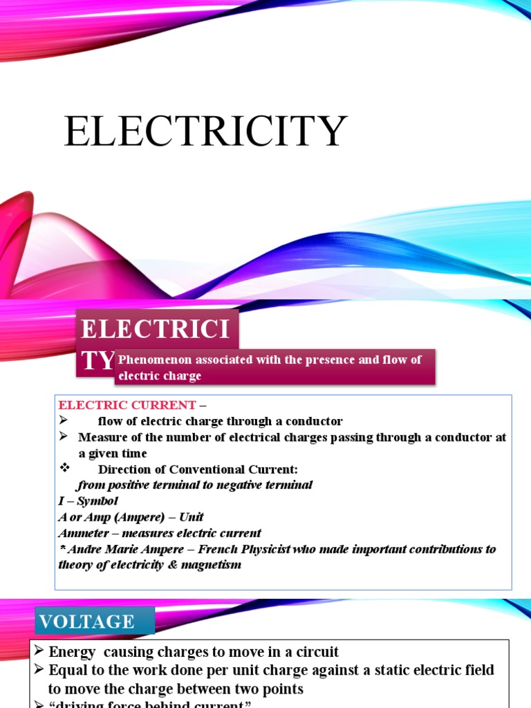 Electricity Discussion | PDF | Electric Current | Voltage