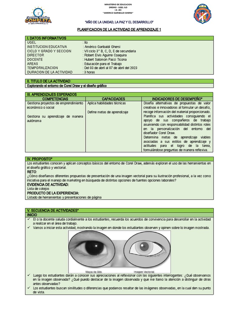 AA EPT 2 I 3ro | PDF | Diseño gráfico | Aprendizaje