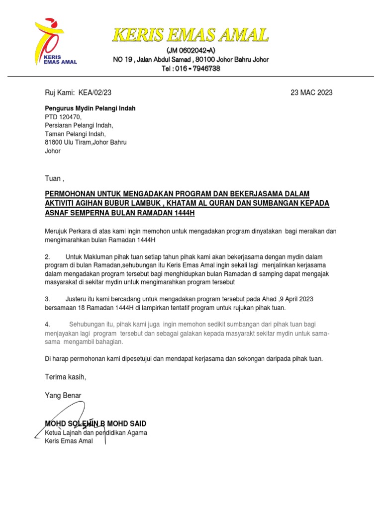 Ruj Kami: Kea/02/23 23 Mac 2023 | PDF