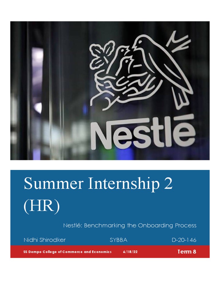 Comparing Onboarding Processes: A Benchmarking Study of Nestlé and its ...