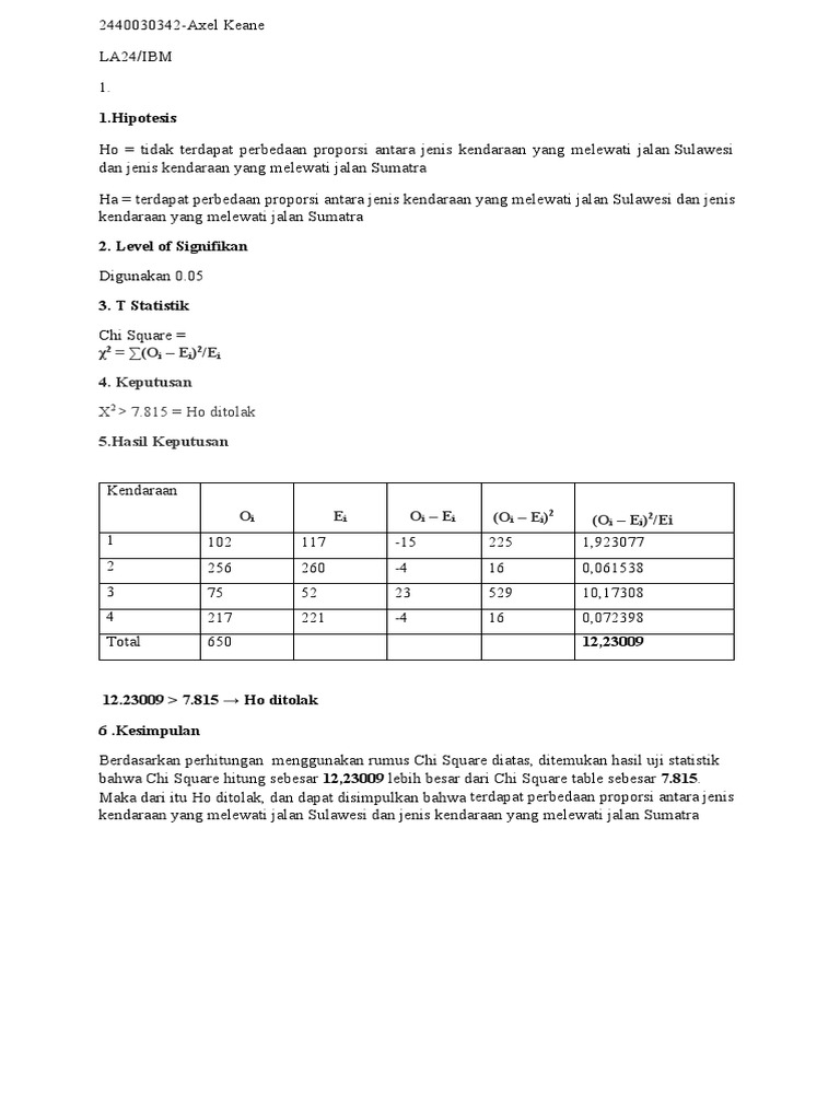 Assignment Stat Session 9 | PDF