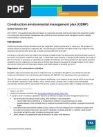 Construction Environmental Management Plan - CEMP - Template (A334171 ...