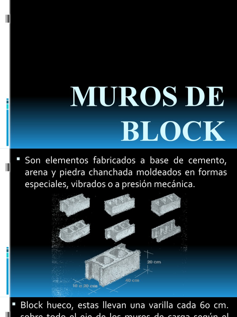 Muros de Block Hueco | PDF