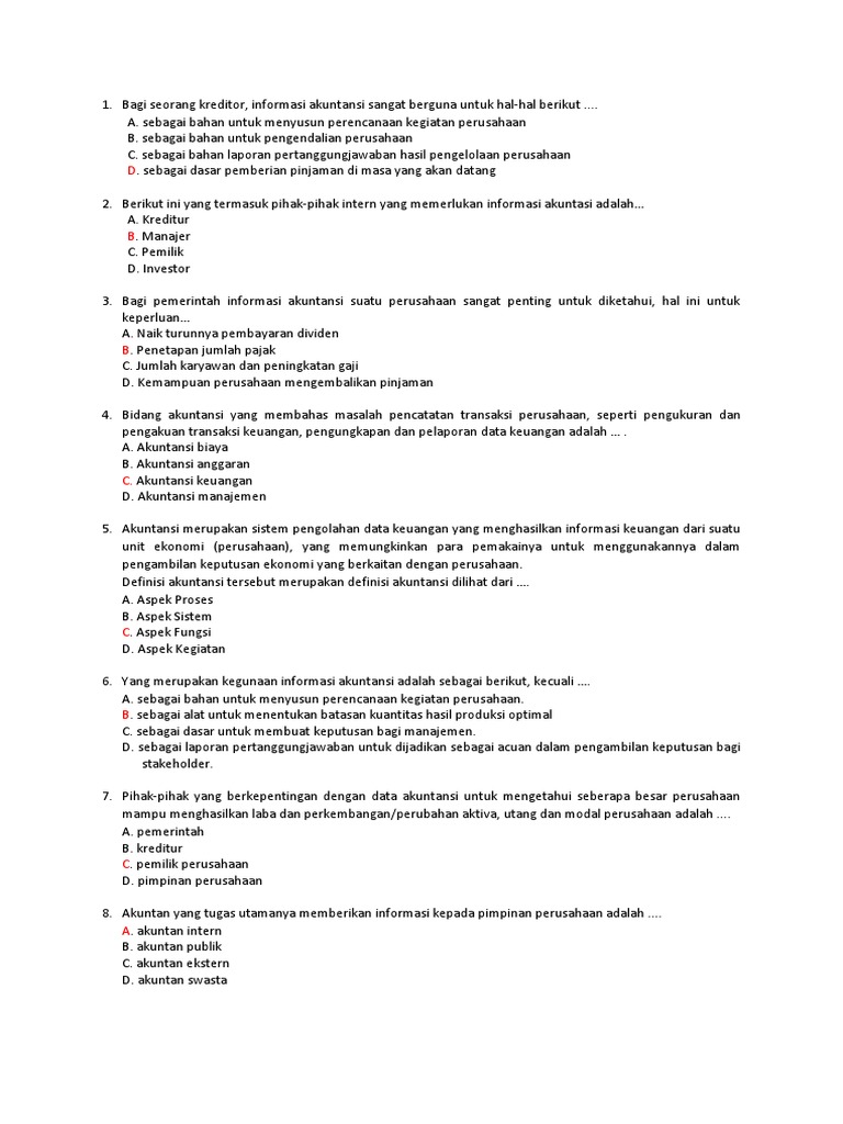 Soal UAS SIA Keuangan Dah Dijawab | PDF