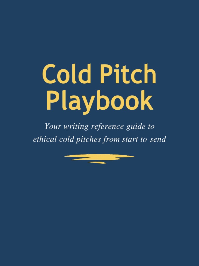 Ethical Cold Pitch Writing Guide | PDF | Brand | Cognition