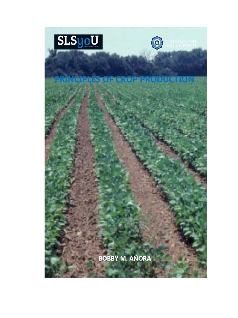 Principles in Crop Production | PDF | Legume | Cereals