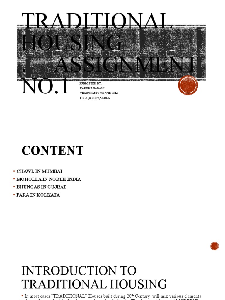 Traditional Housing | PDF | Gujarat