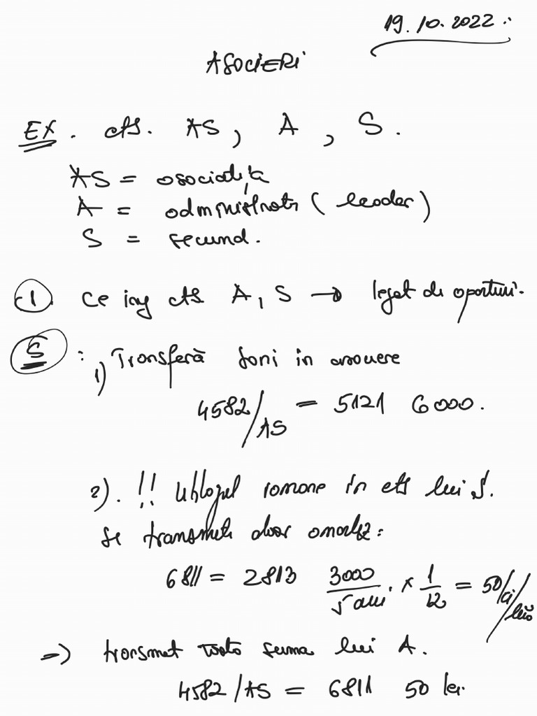 Notite 26 Oct Curs Asoc | PDF