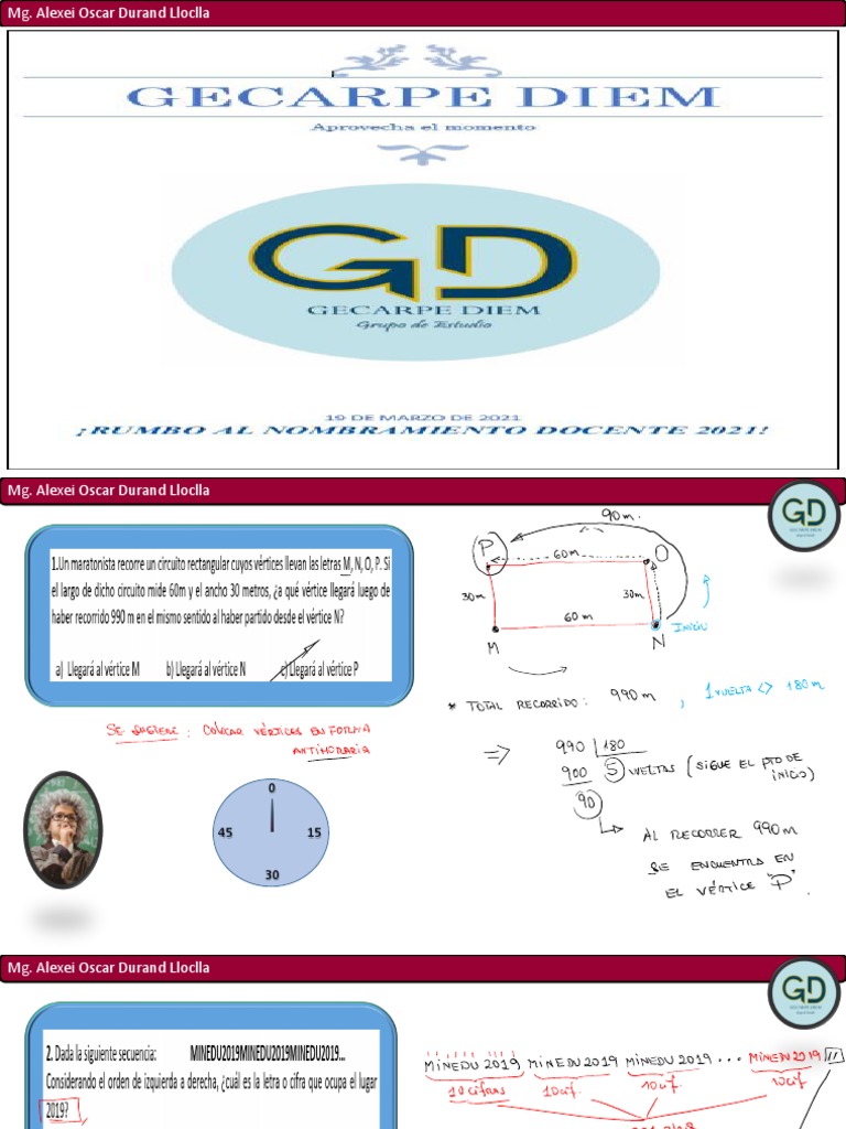 ppt-MISCELÁNEA Y PLANTEO DE ECUACIONES | PDF
