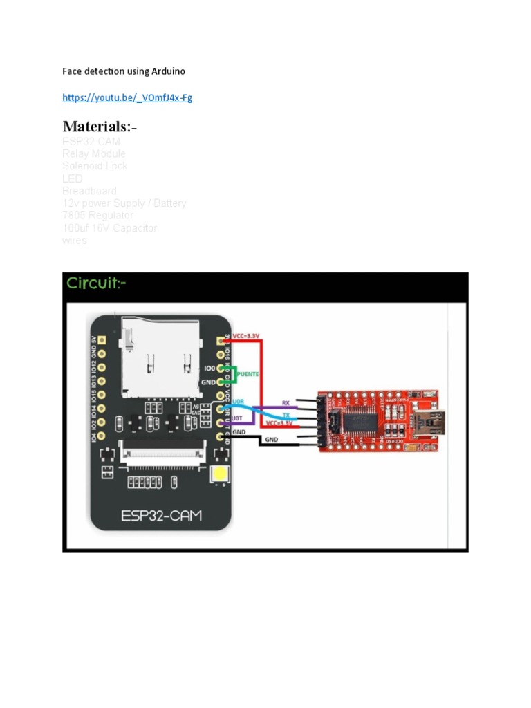 Face Detection Using Arduino | PDF | Science & Mathematics | Computers