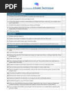 OSCE Checklist Dizziness History Taking | PDF | Vertigo | Epidemiology