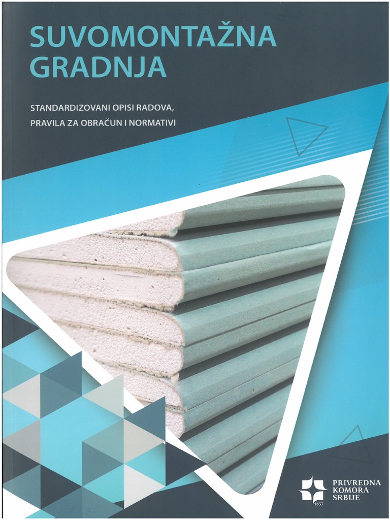 Suvomontazna Gradnja - Standardizovani Opisi Radova, Pravila Za Obracun ...
