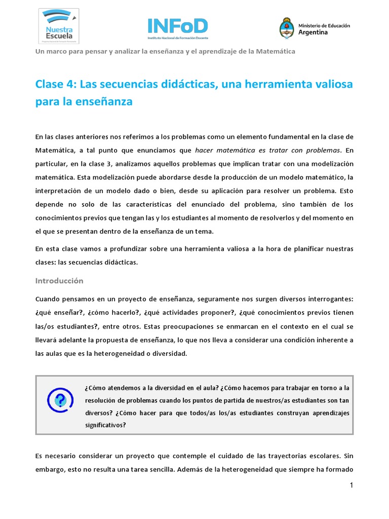 AMS01 Clase4-1 | PDF | Enseñando | Aprendizaje