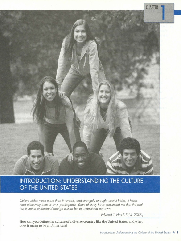Introduction: Understanding The Culture of The United States | PDF ...