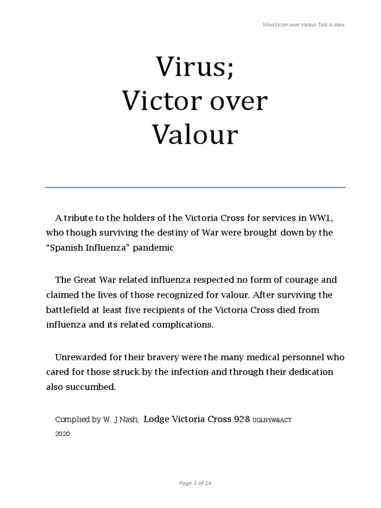 VirusVictor Over Valour Talk-B | PDF