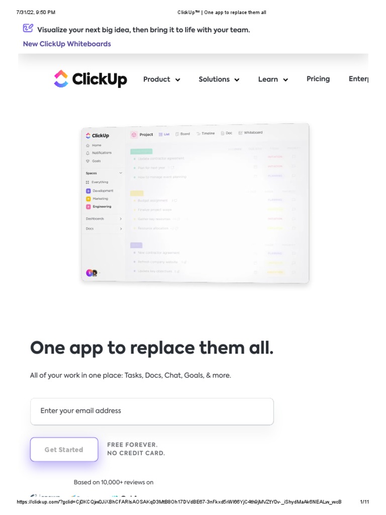 Click Up Task Manager App | PDF | Mobile App | Computer Engineering