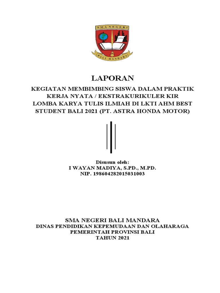 Laporan | PDF | Karier & Perkembangan | Kajian Bahasa Asing