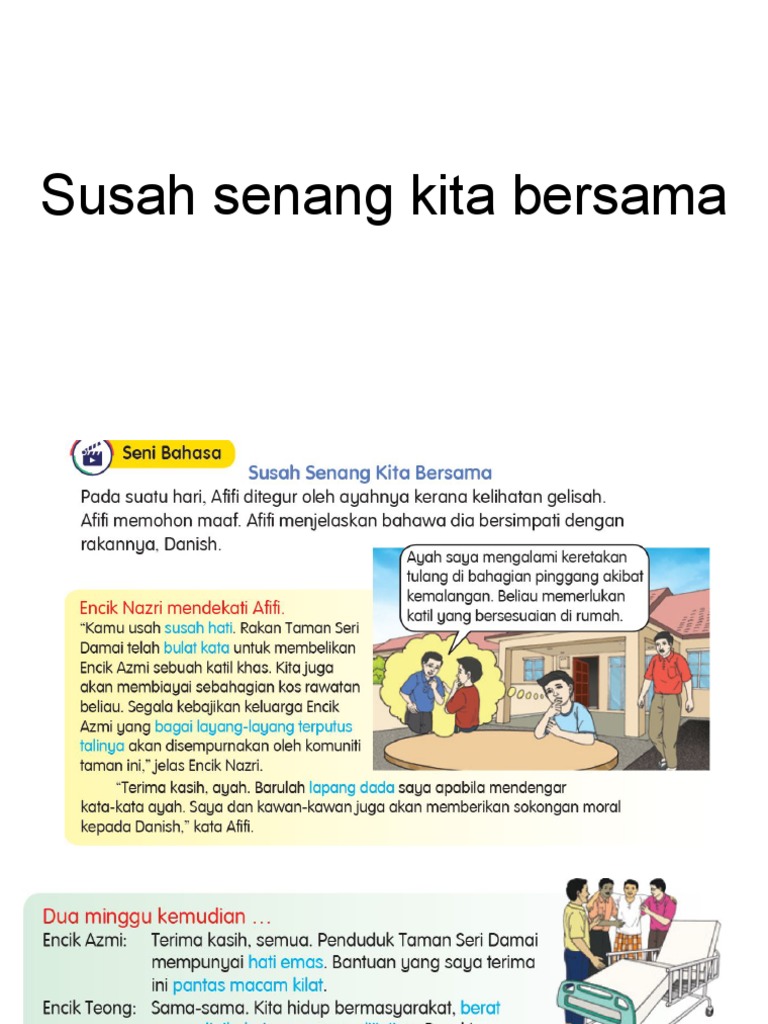 Susah Senang Kita Bersama | PDF