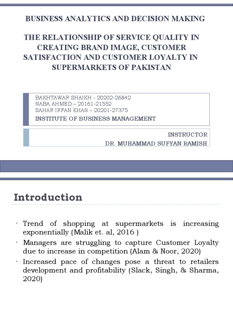 D. BADM Final PPT (Group #6) | PDF | P Value | Customer