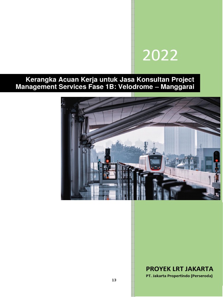 KAK PMC LRT Jakarta Fase 1B Signed | PDF
