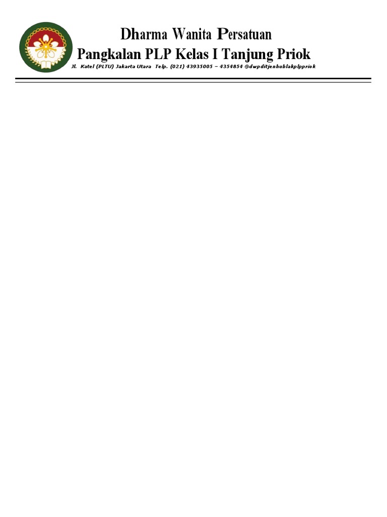 Kop Surat DWP Pangkalan | PDF