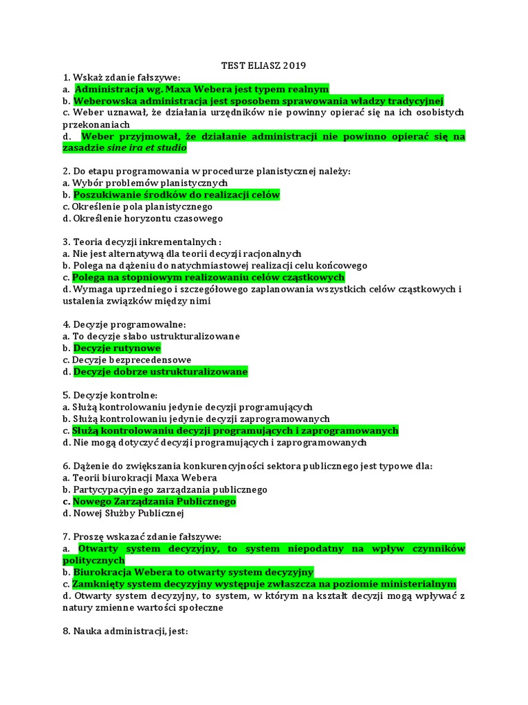 Testy Z Na 2016-2020 | PDF