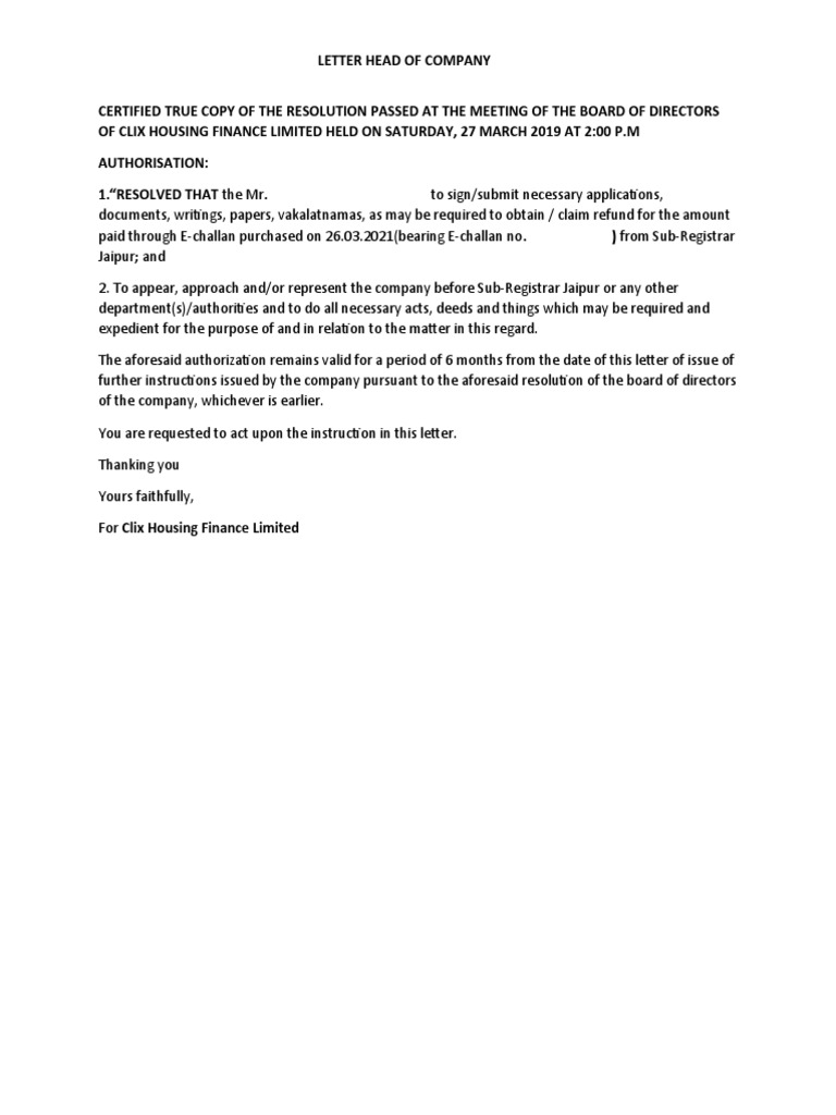 Board Resolution by Anushree | PDF Board Resolution by Anushree | PDF