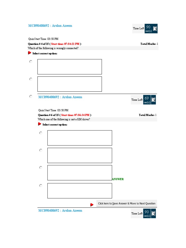MGMT 630 Currentquizzes | PDF | Data | Learning