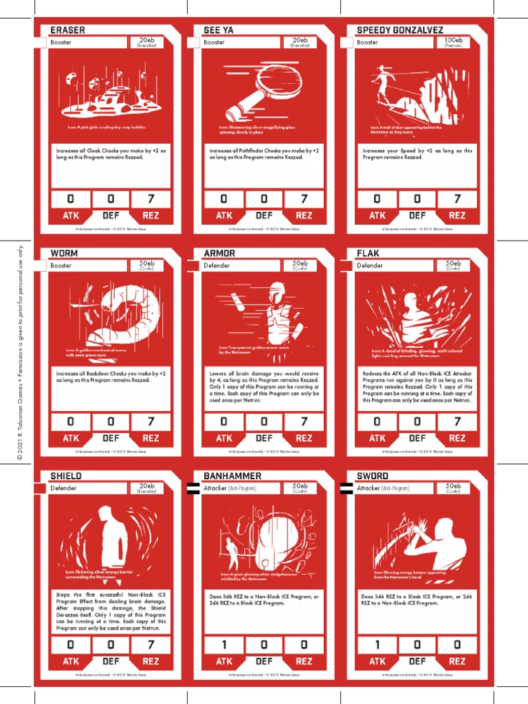 Cyberpunk RED: Netrunning Deck | PDF