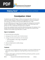 Constipation CHEO Handout | PDF | Constipation | Human Feces