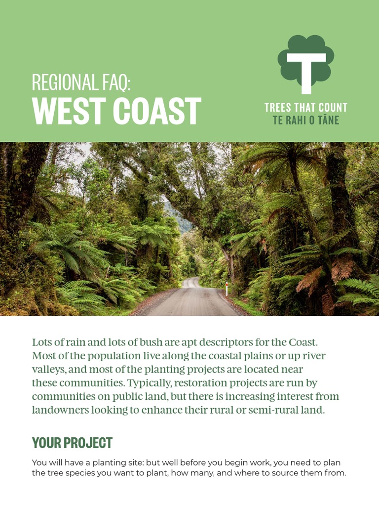 West Coast Native Tree Planting Guide | PDF | Plant Nursery | Agriculture