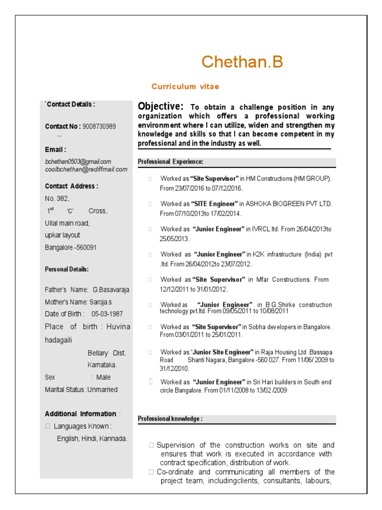Chethan Resume | PDF