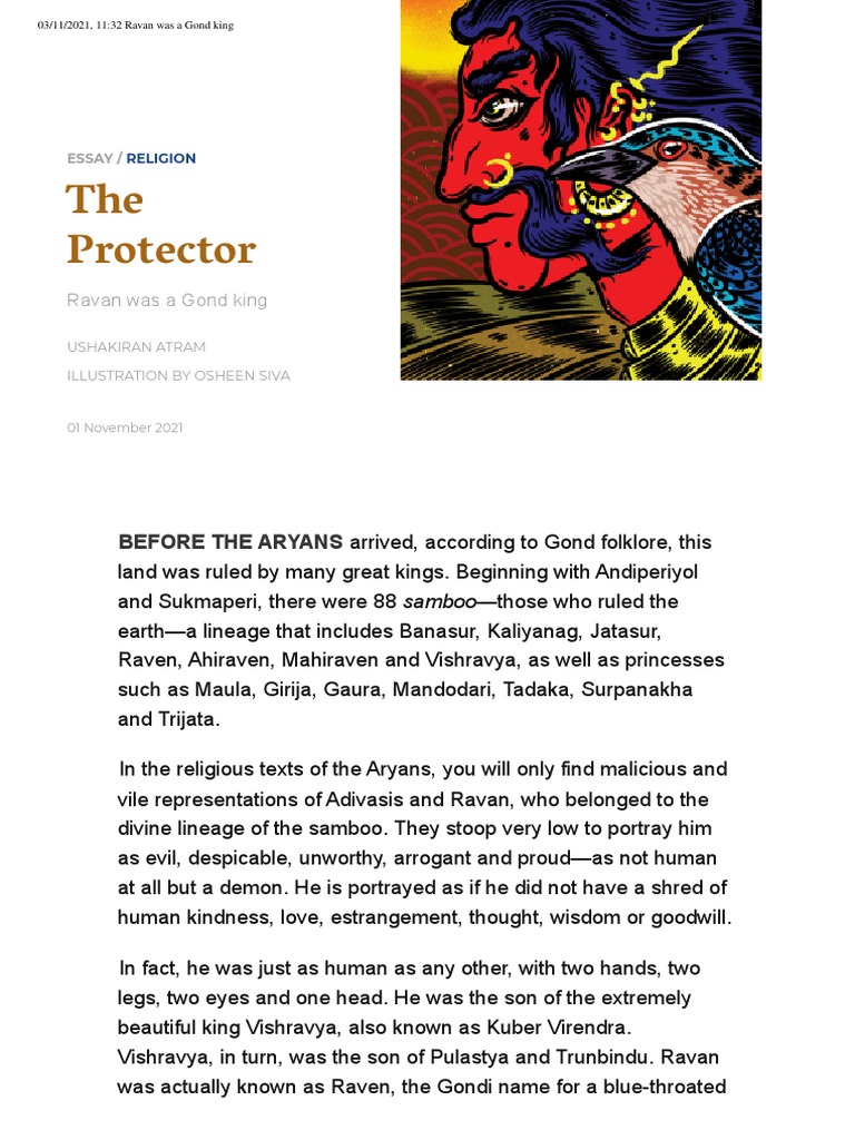 Ravan Was A Gond King | PDF | Rama | Ramayana