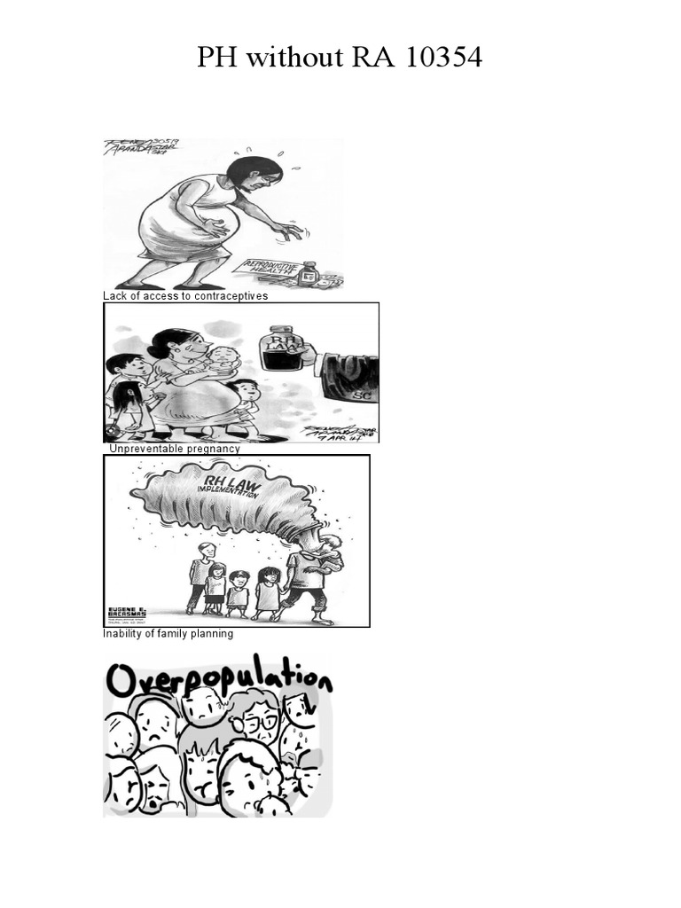 PH Without RA 10354: Lack of Access To Contraceptives | PDF | Family ...