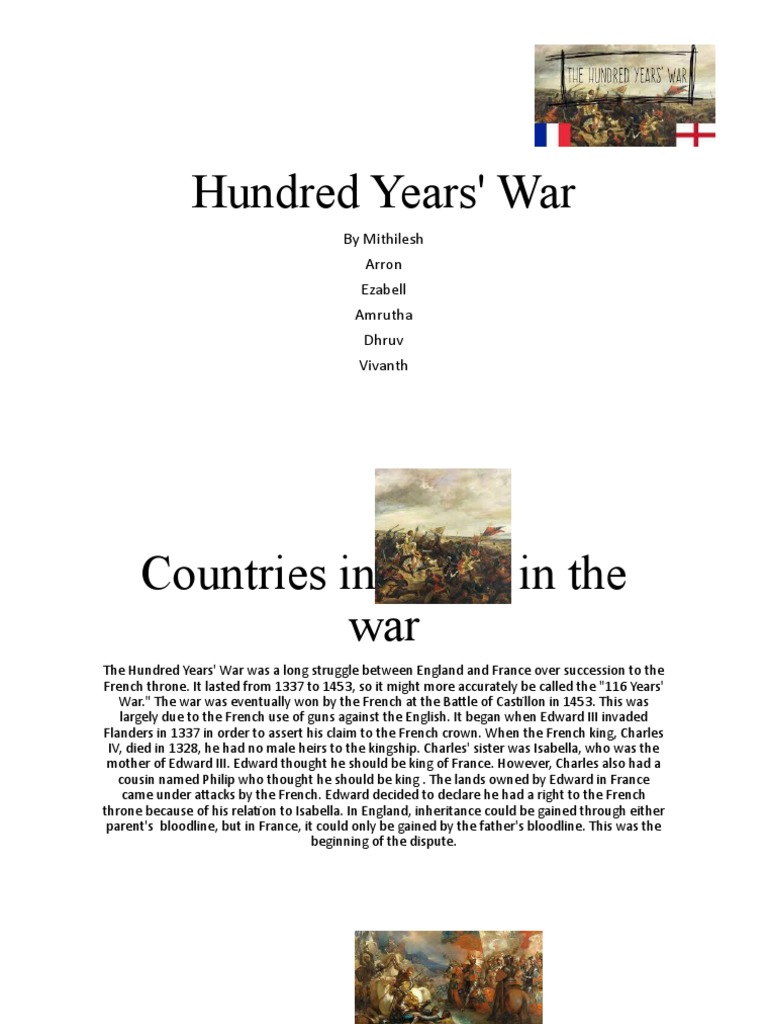 Hundred Years' War | PDF | Kingdom Of France | Kingdom Of England