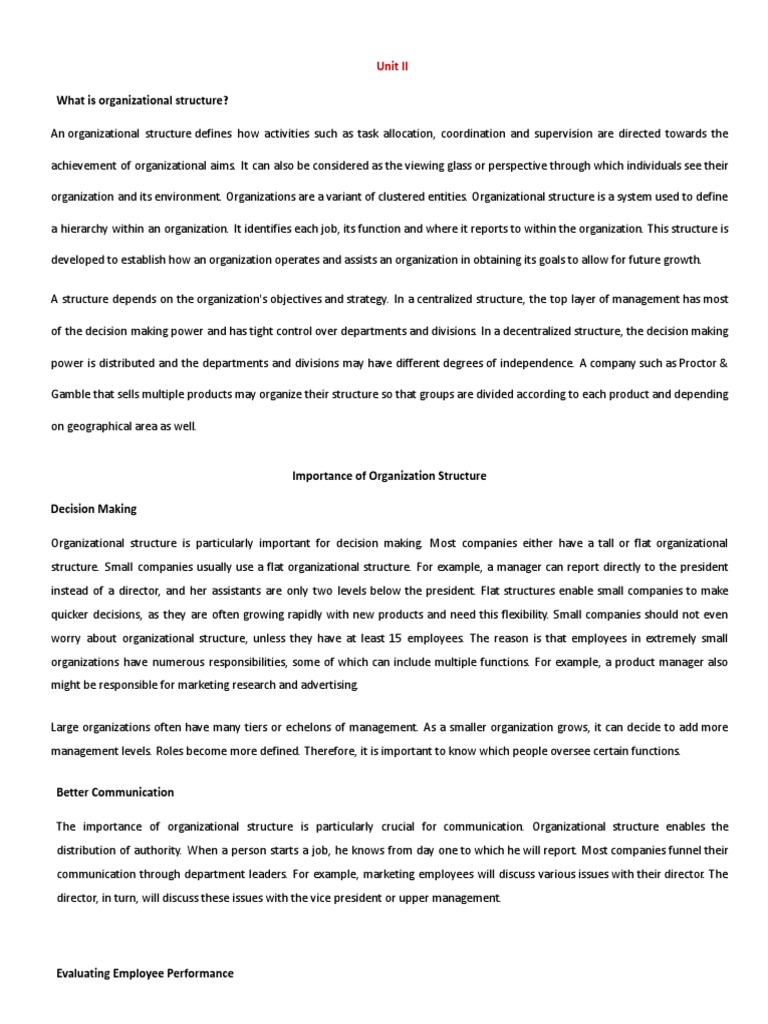 Unit II - IBM | PDF | Organizational Structure | Business Economics