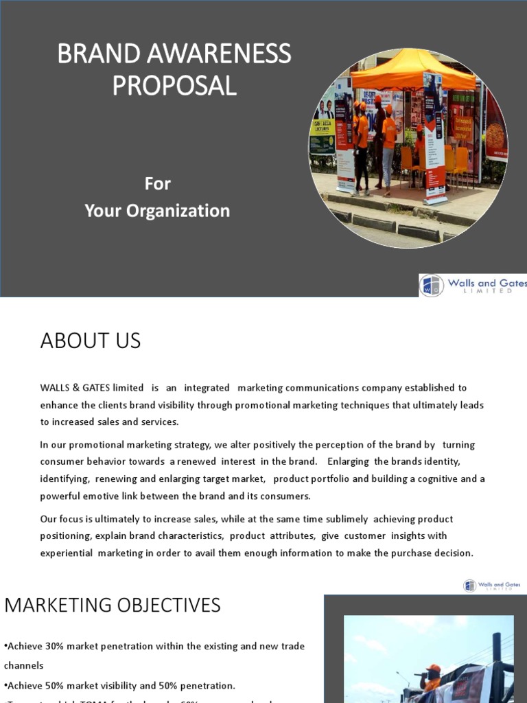 BRAND AWARENESS Proposal Document | PDF | Brand | Advertising
