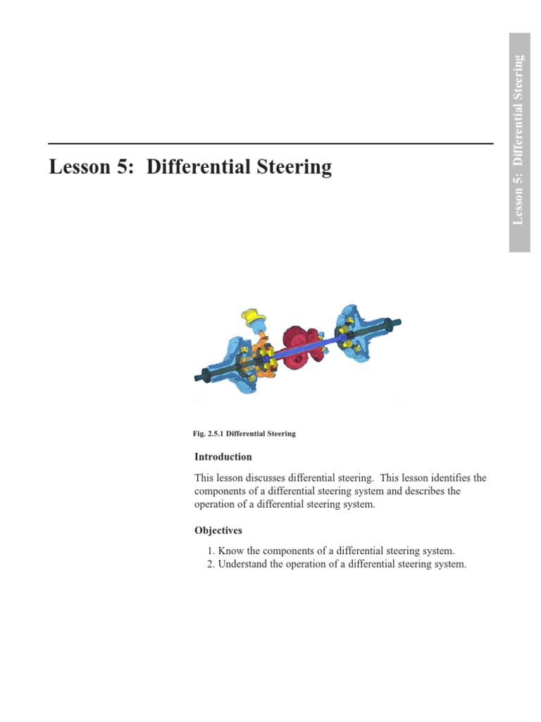 Differential Steering | PDF | Gear | Axle