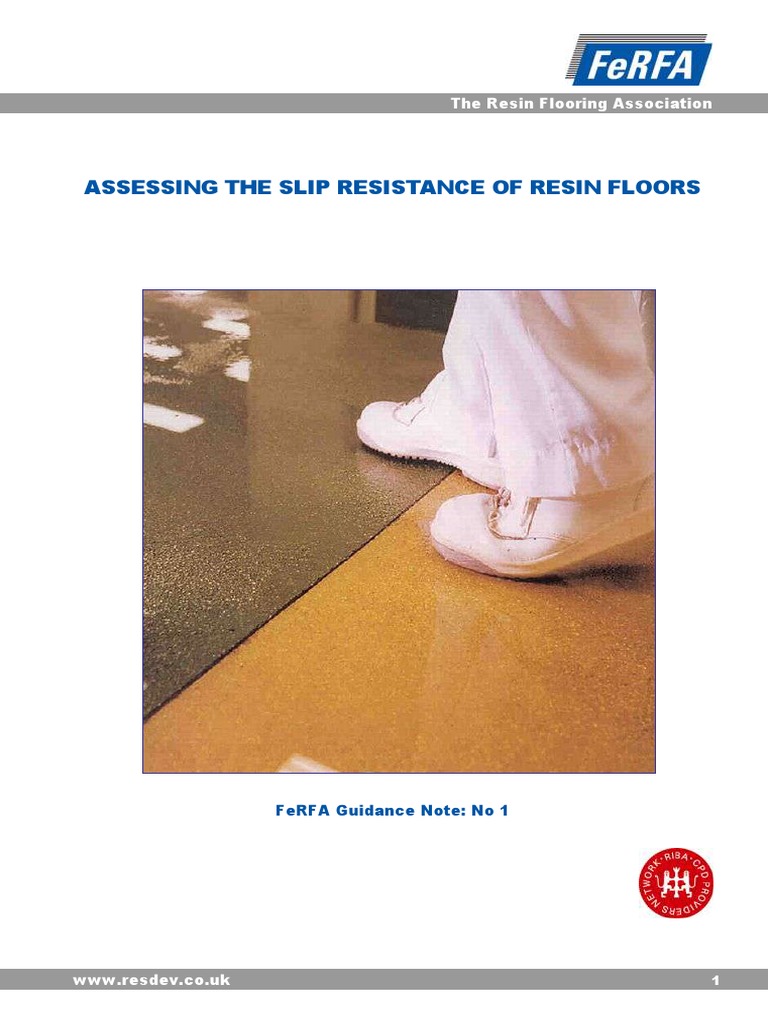 Slip Resistance | PDF