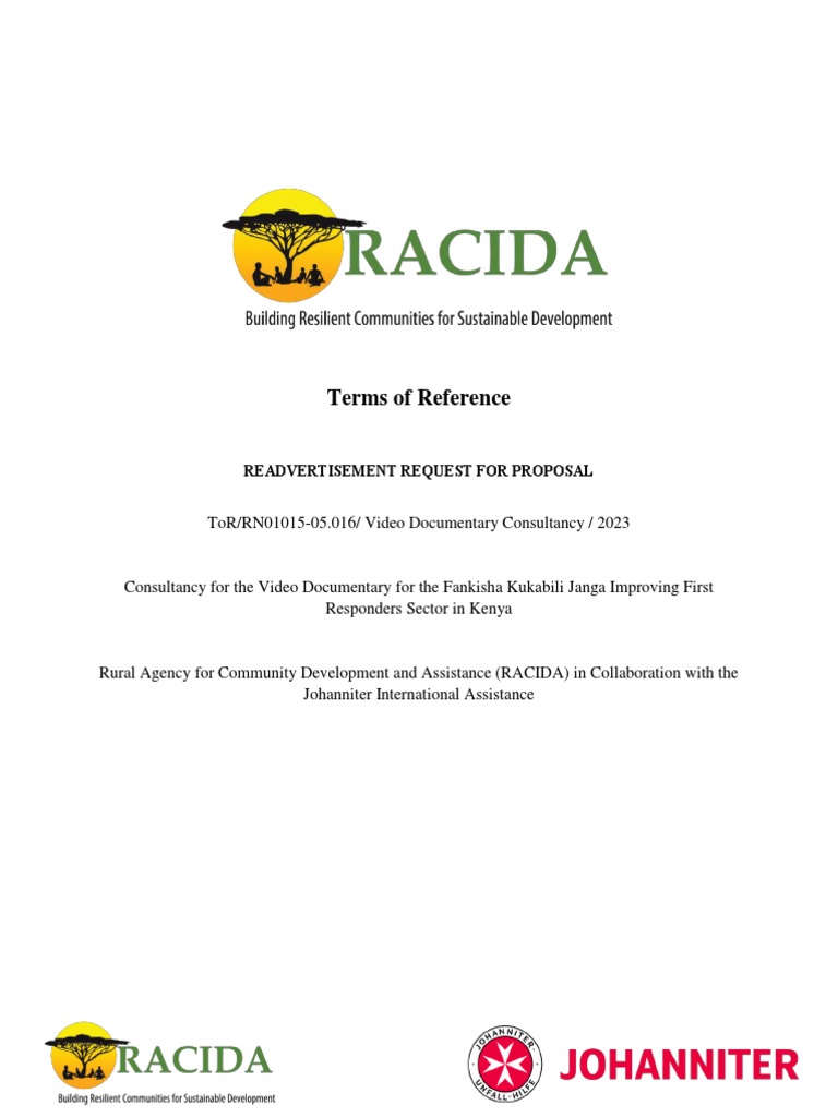 Consultancy For Video Documentary TOR | PDF | Consultant | Audit