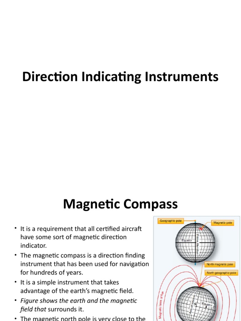 05 Direction Indicating Instruments | PDF | Compass | Gyroscope