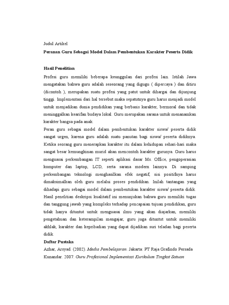 10 Artikel Kti | PDF