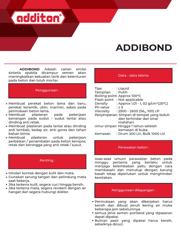 Addibond | PDF