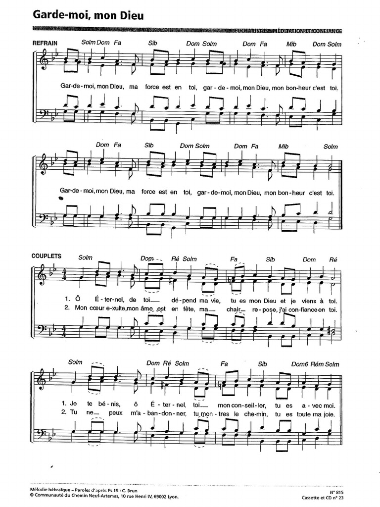 Garde Moi Mon Dieu | PDF